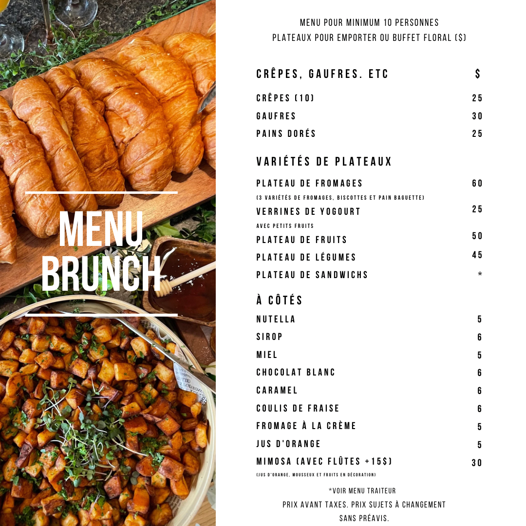 Traiteur brunch - Hey my foodies